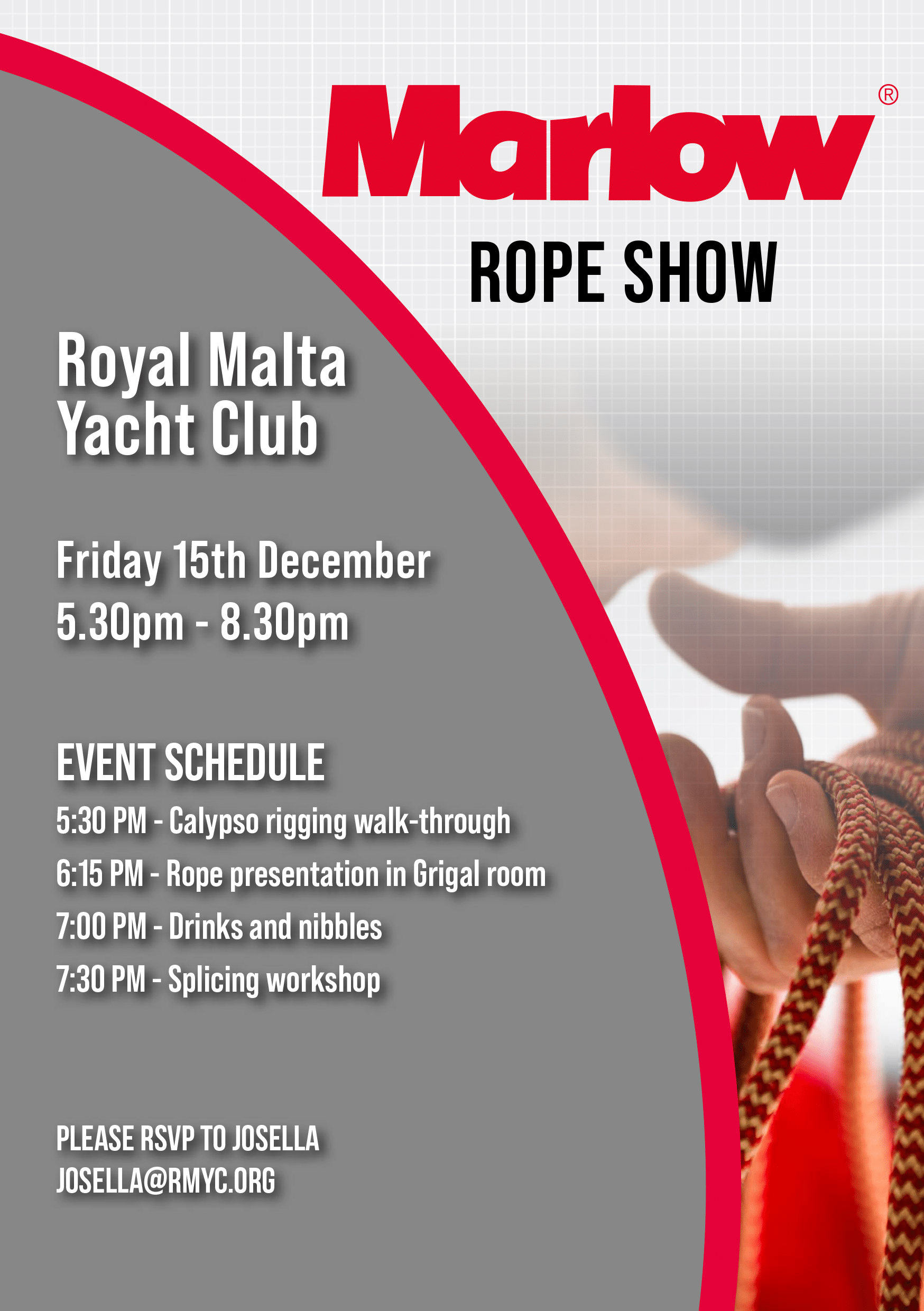 Marlow Rope Show - Royal Malta Yacht Club